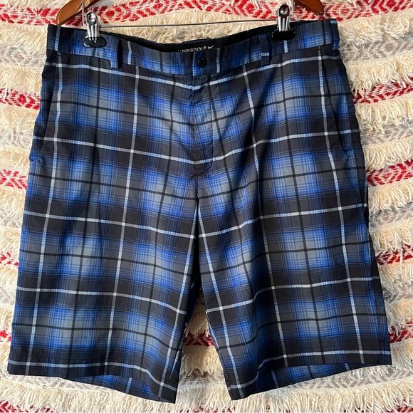 Nike | Shorts | Nike Golf Tour Performance Plaid Drifit Golf Shorts ...